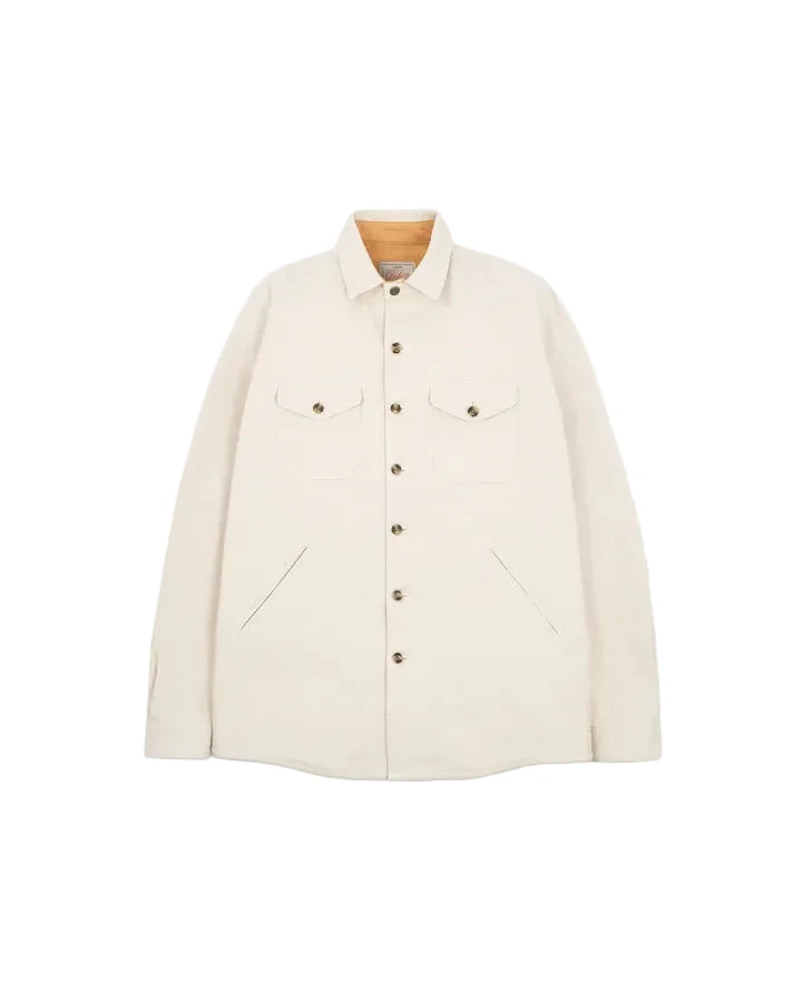 Crissman Overshirt Natural Sashiko — Brooklyn Clothing