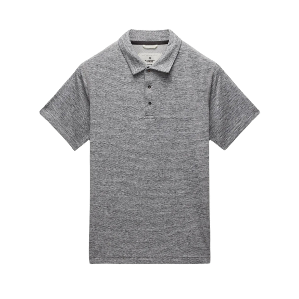 Solotex Mesh Tiebreaker Standard Fit Polo Heather Grey — Brooklyn Clothing