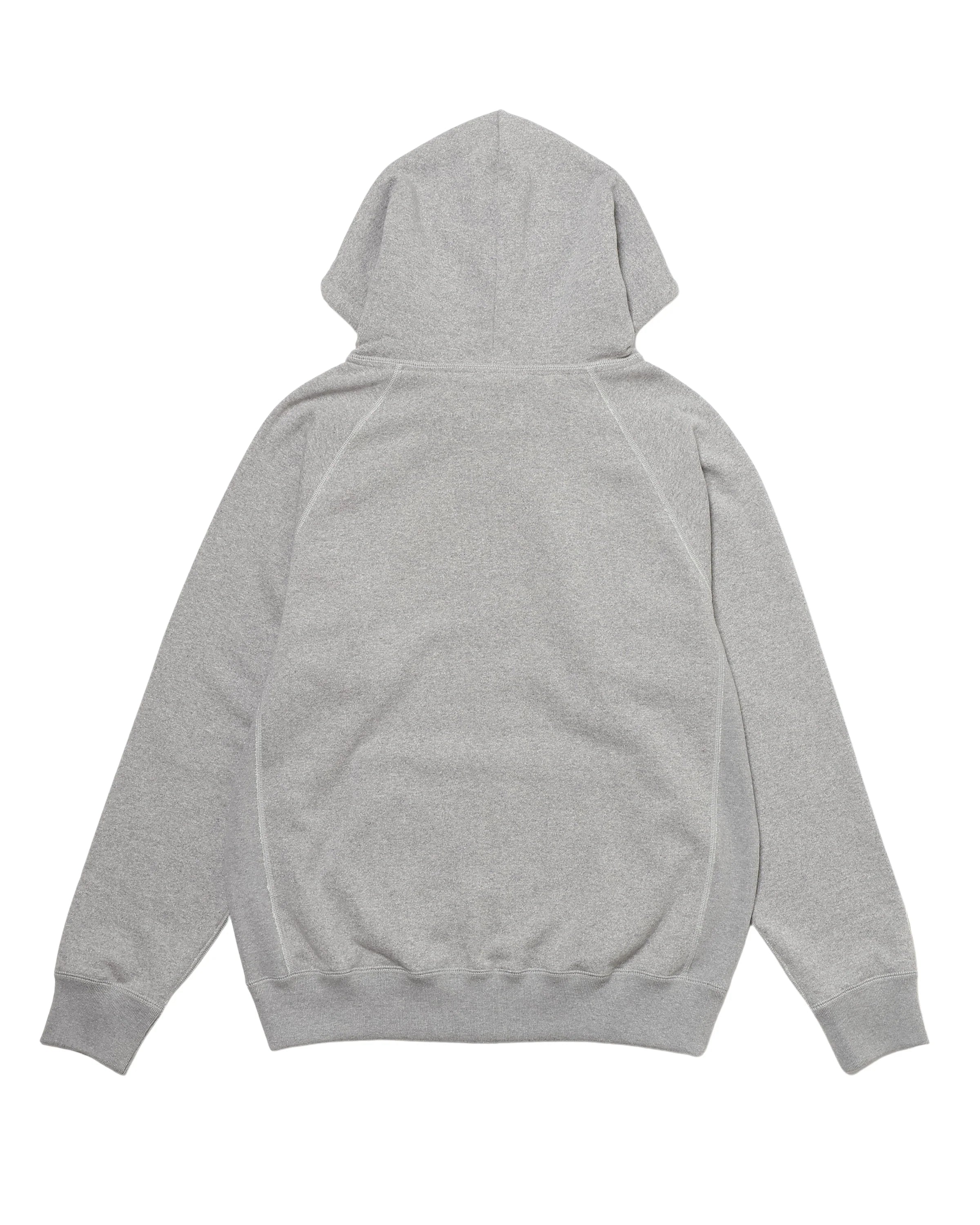 Zip Hoodie - Super Looper French Terry - Heather Grey — Brooklyn Clothing