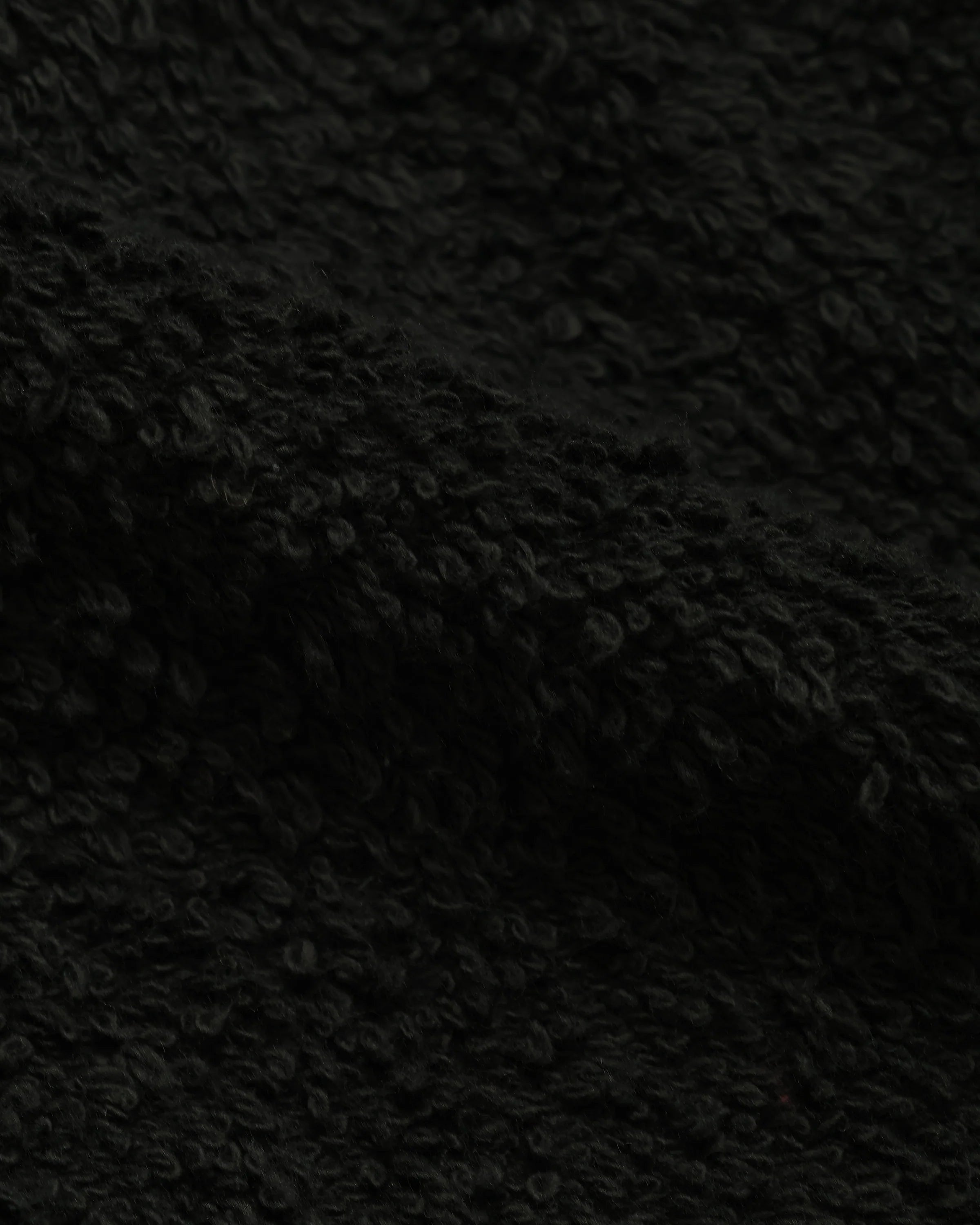 Zip Hoodie - Super Looper French Terry - Black — Brooklyn Clothing