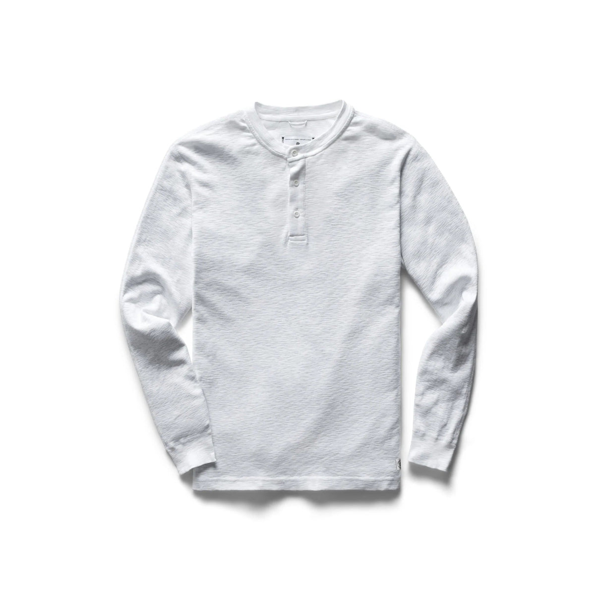 1x1 Slub Henley White — Brooklyn Clothing